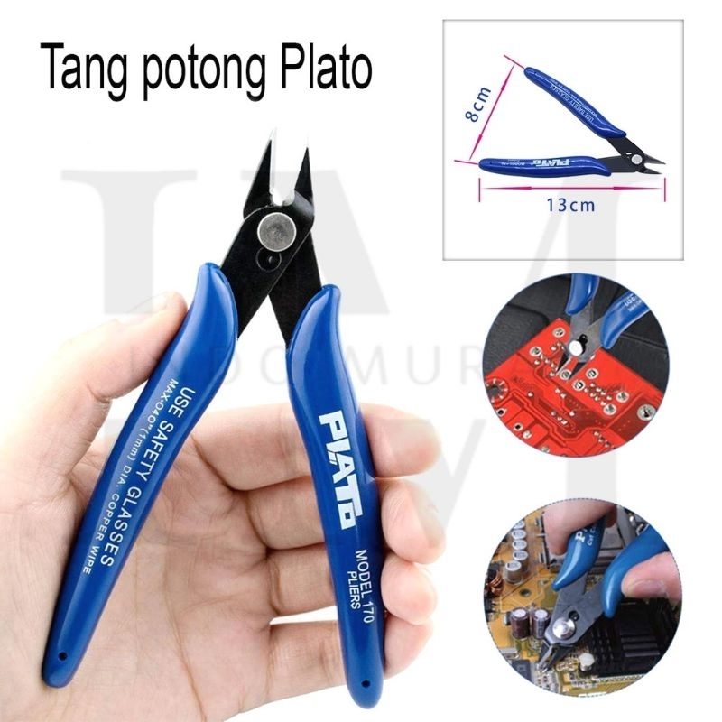 Wire Nippe Cable Wire Coil Scissors, 5 INCH PLATO CUTTING PLIERS ...
