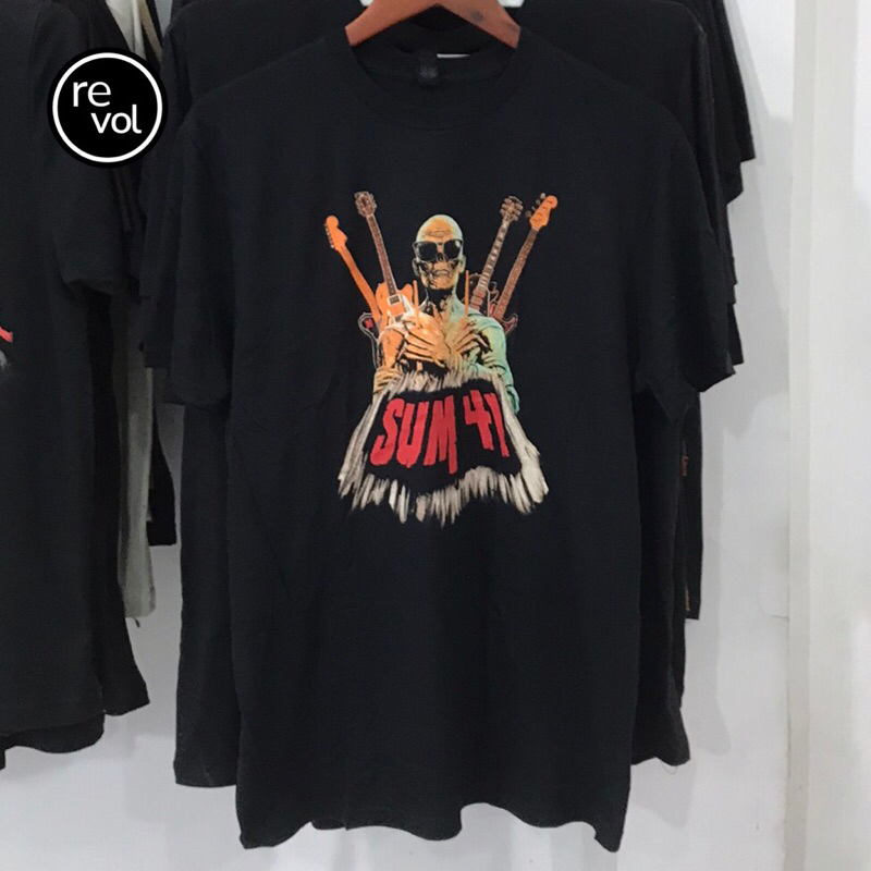 เสื้อยืด BAND OFFICIAL SUM 41 - DTLAKNF EUROPEAN TOUR 2022 (ORIGINAL ...