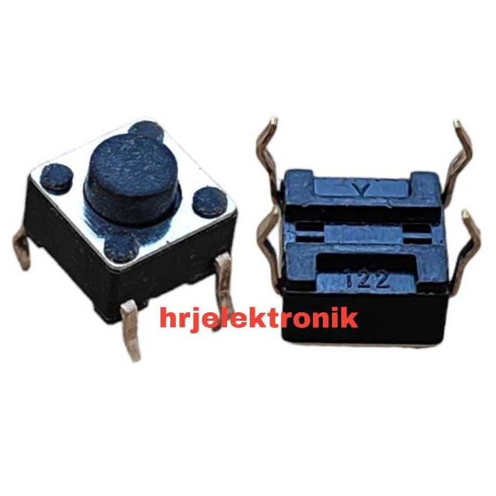Tombol tactile Switch tac Switch 6x6x4.3 มม.ปุ่มสวิทช์ขนาดเล็ก 4 พิน ...
