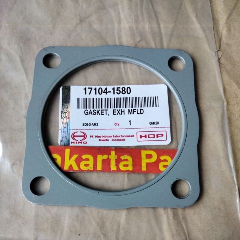 ปะเก็นไอเสีย 17104-1580 ไอเสียบรรจุ hino lohan fm260ti ปะเก็นไอเสีย | Shopee Thailand