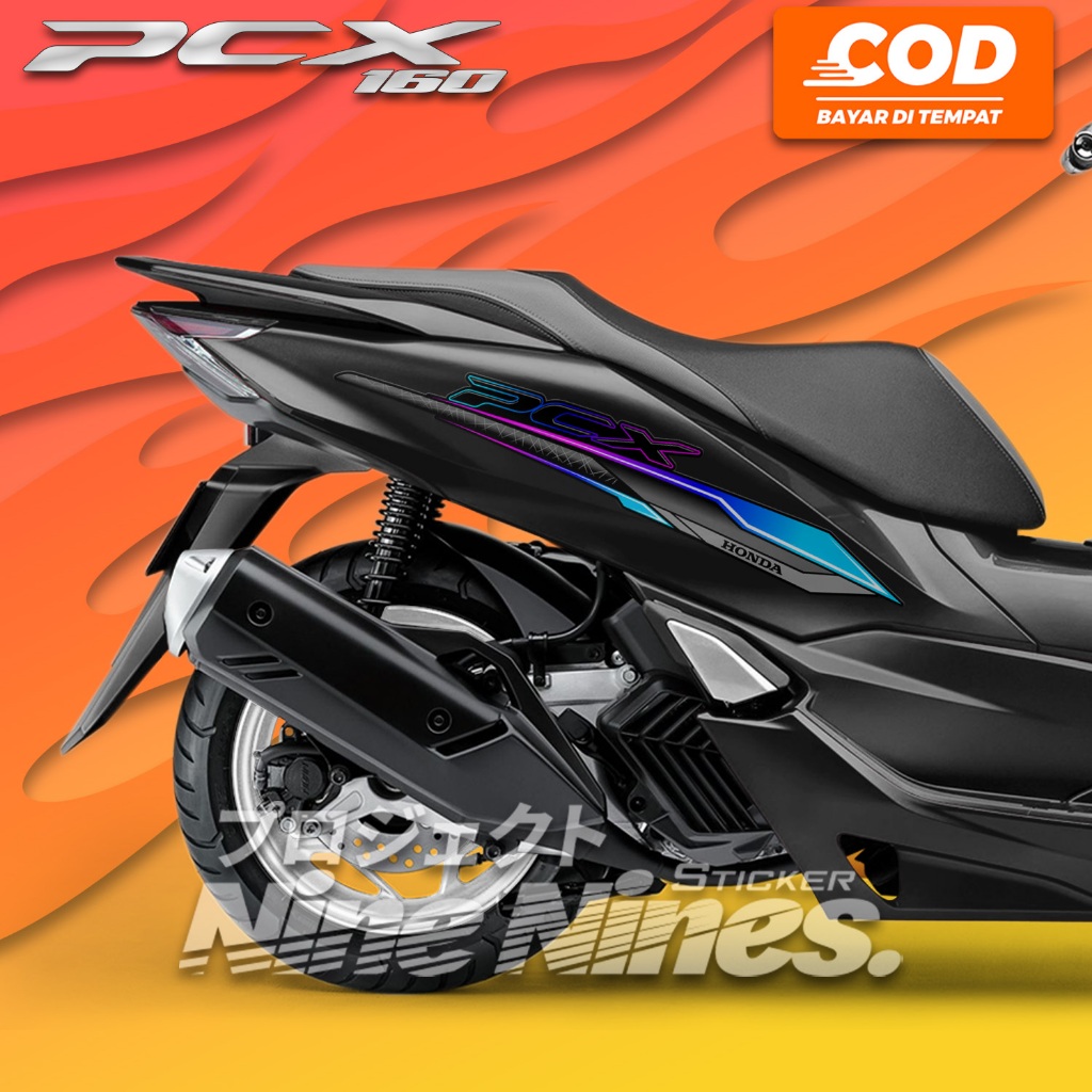พิมพ์ตัดสติกเกอร์แถบ HONDA PCX 160 STRIPING VARIATION PCX ใหม่ 2023 LIS ...