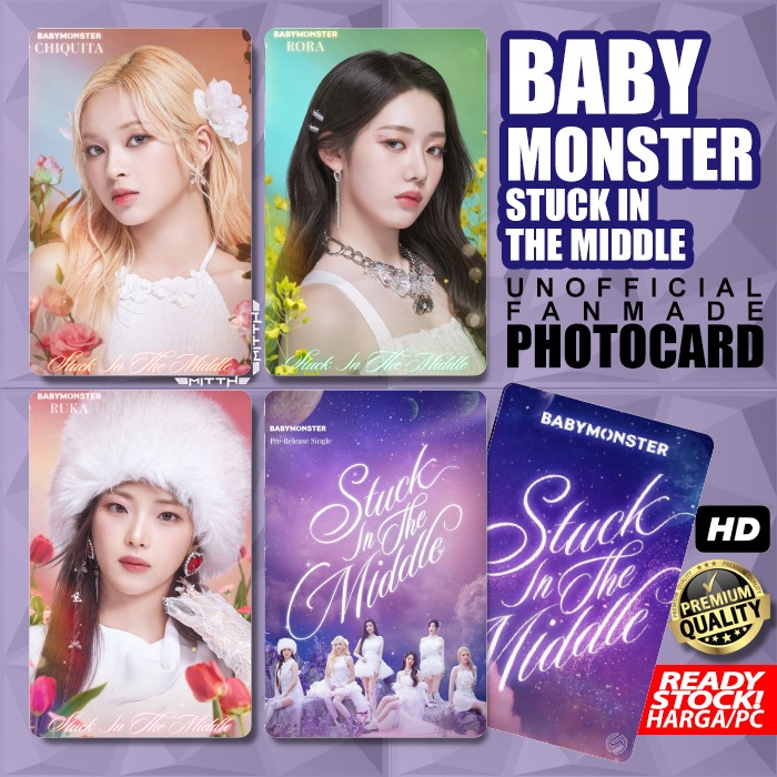 Photocard BABYMONSTER Stuck in The Middle SITM - การ์ดรูปถ่าย Batter UP | Shopee Thailand