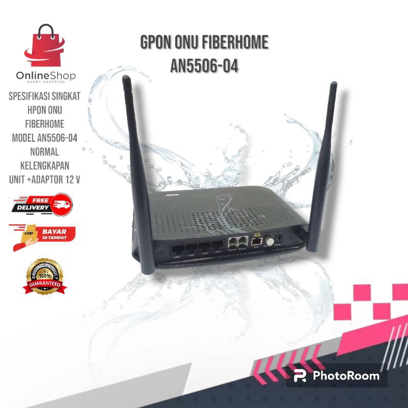 Gpon Fiberhome Gpon Onu AN5506-04 | Shopee Thailand