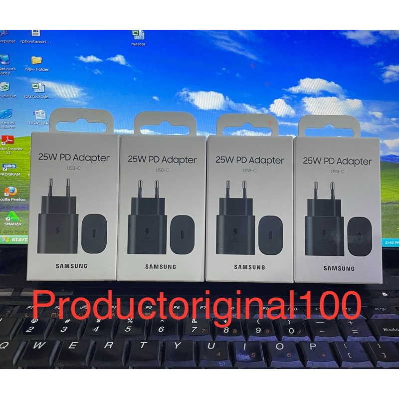 Samsung CHARGER ADAPTER 25W / 25WATT SUPER FAST CHARGING ORIGINAL 100% ...