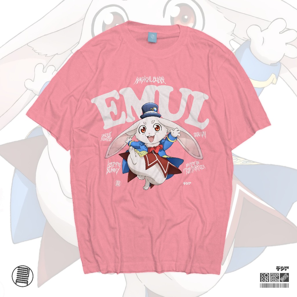 เสื้อยืด พิมพ์ลายการ์ตูนอนิเมะ Magical Bunny Emul Shangri La Frontier ...