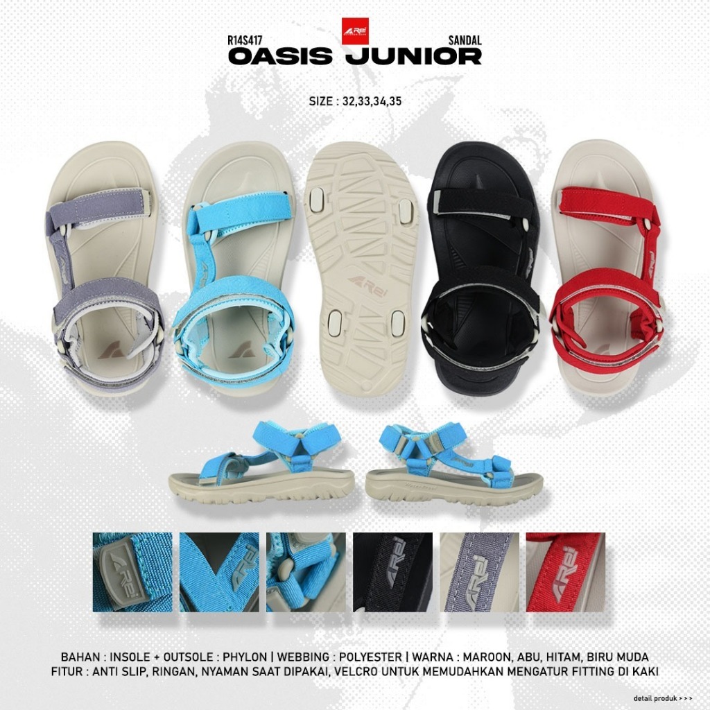 รองเท้าแตะ Arey Outdoorgear Junior Oasis Cross | Shopee Thailand