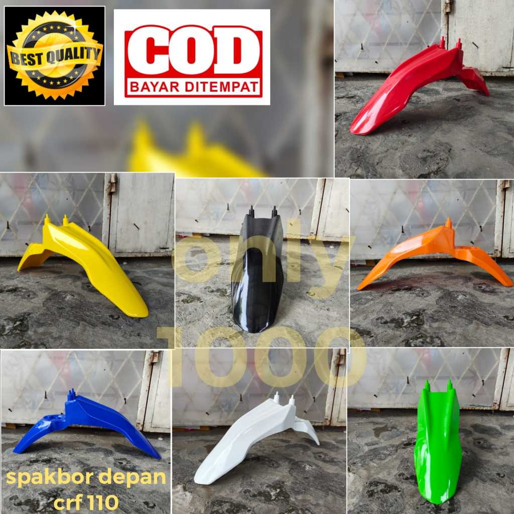 บังโคลนหน้า CRF 110 FRONT FENDER CRF 110 TRAIL SUPERMOTO MOTOCROSS ...