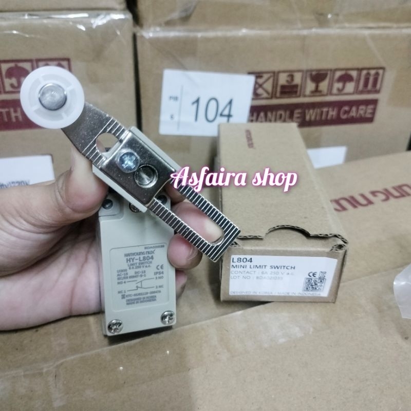 ลิมิตสวิตช์ Hanyoung HY-L804 / สวิตช์ Hanyoung nux | Shopee Thailand