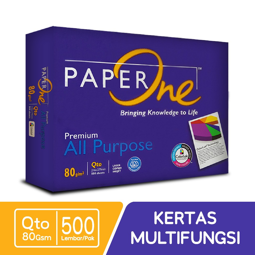 Paperone กระดาษ Qto อเนกประสงค ์ HVS 80 แกรม - 500 แผ ่ น | Shopee Thailand