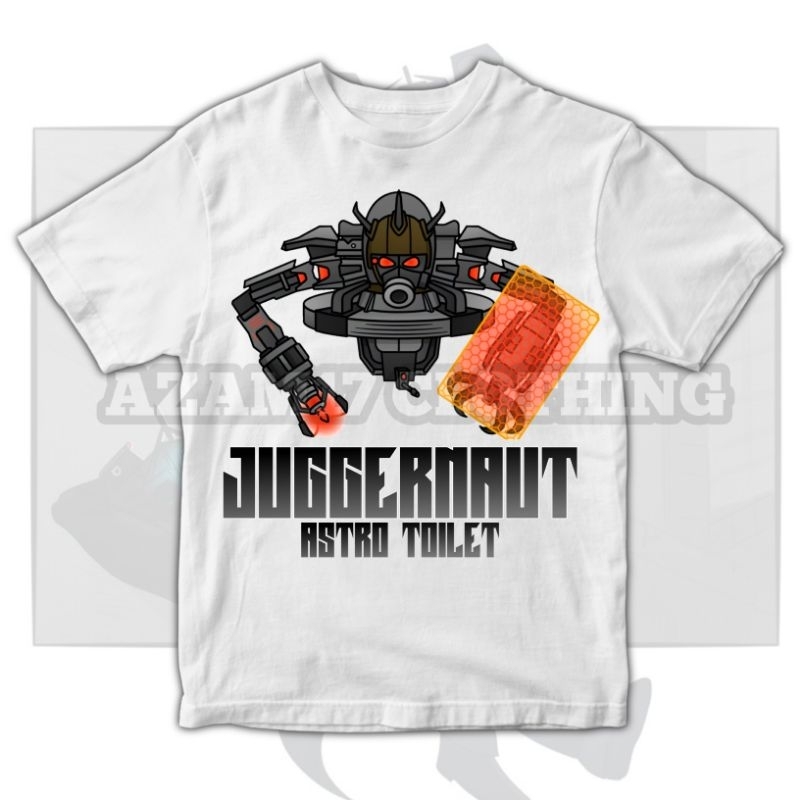 เสื้อยืด พิมพ์ลาย Kaos BAJU ANAK TITAN JUGGERNAUT ASTRO TOILET SKIBIDI ...