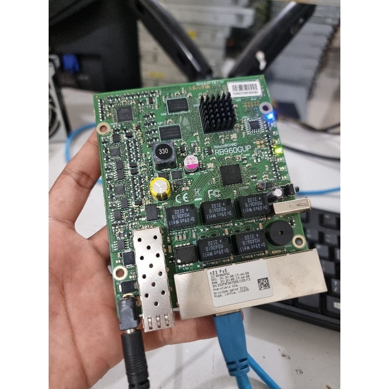 Mikrotik Routerboard hEX POE RB960PGS 5 พอร์ต Gbe 1 พอร์ต Sfp Mipsbe ...