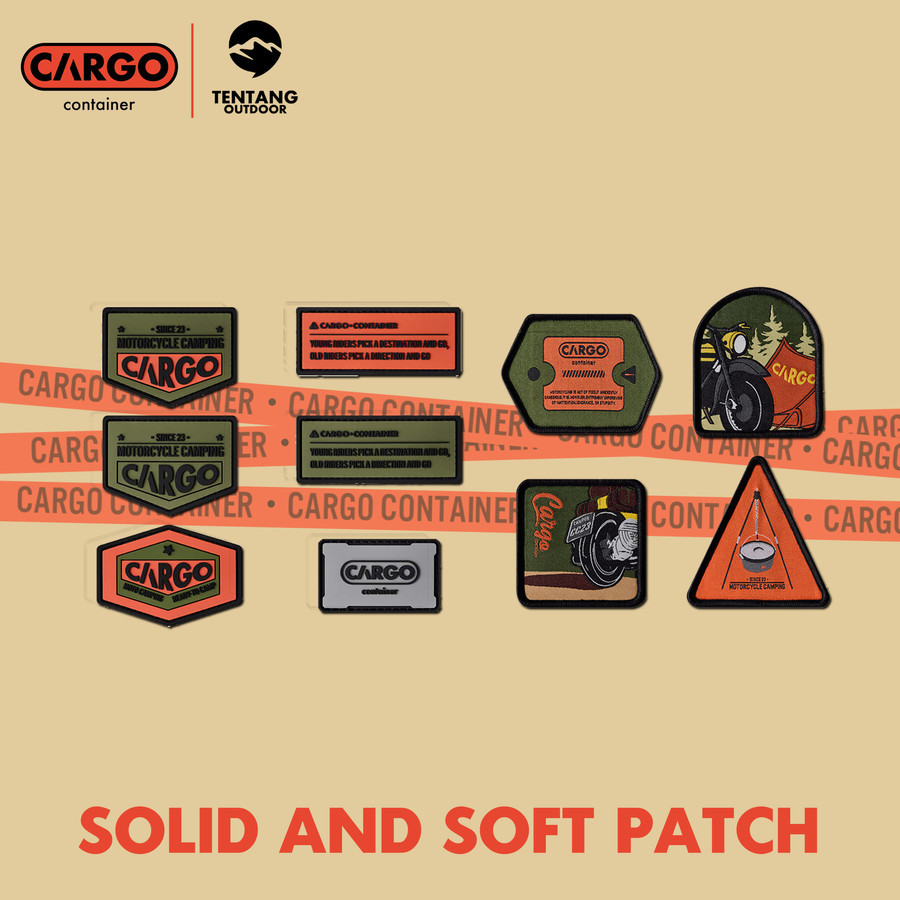 Cargo CONTAINER Solid และ Soft Patch PVC Emblem เย ็ บปักถักร ้ อยอุปกร ...