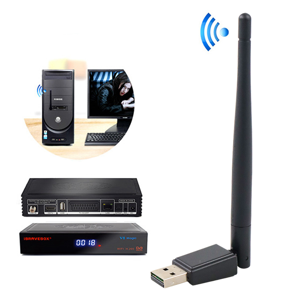 อะแดปเตอร ์ Wifi USB STB MT7601 802.11N 150Mbps 3dBi พร ้ อมเสาอากาศ | Shopee Thailand