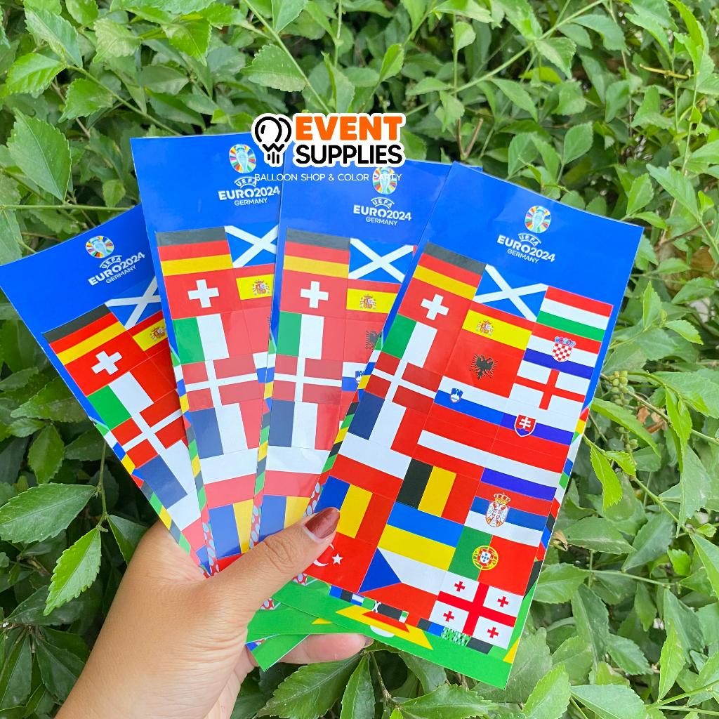 ยูโร 2024 เยอรมนี / เยอรมนี ยูโร 2024 Participant Country Cheek Sticker ...