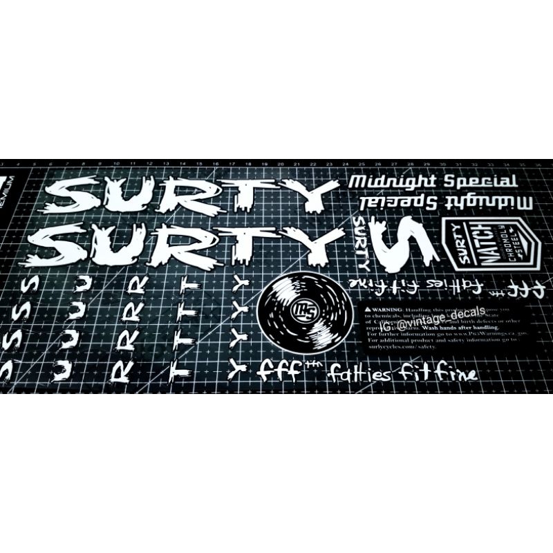 สติ ๊ กเกอร ์ จักรยาน Surty not SURLY | Shopee Thailand