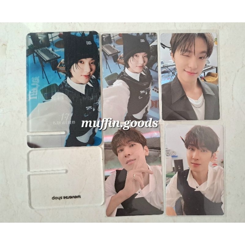Seventeen Hoshi Wonwoo Dino Photocard Weverse POB อะคริลิค GV กิจกรรม ...