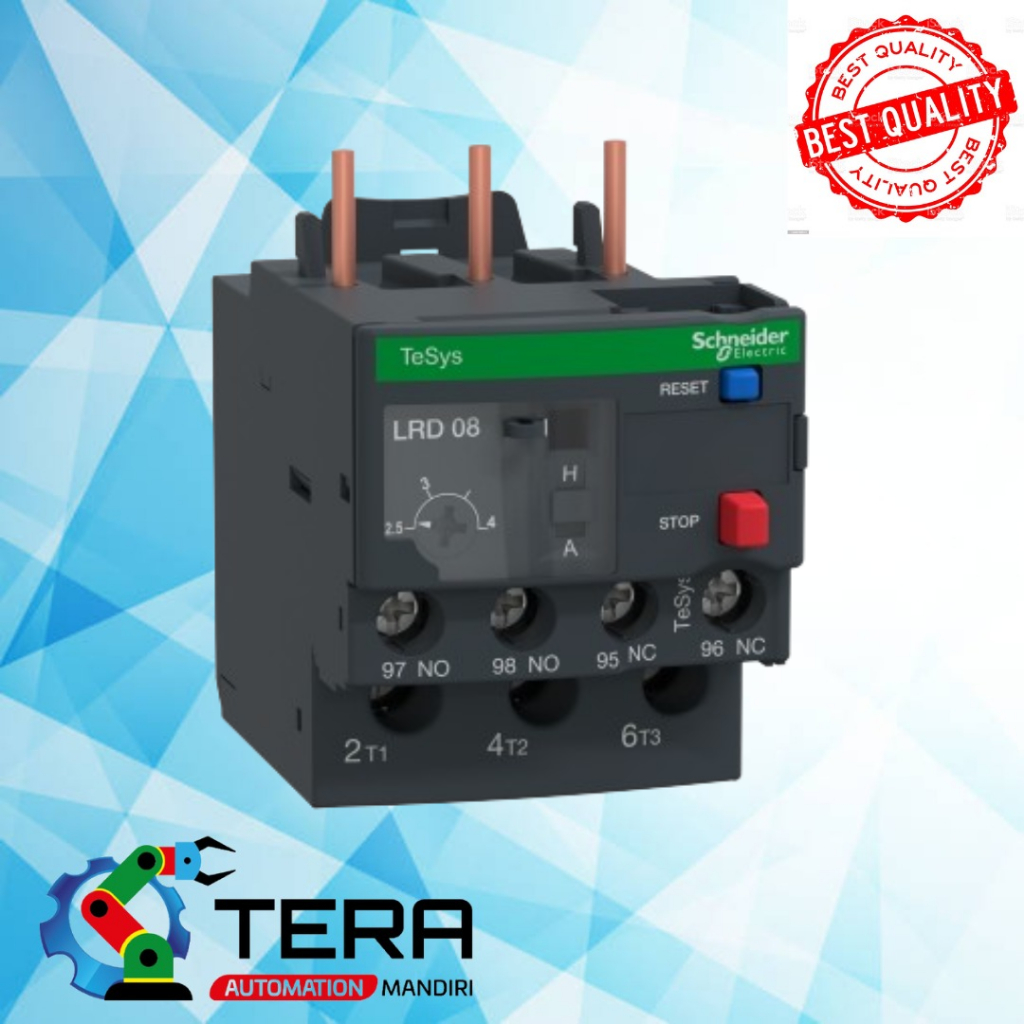 Thermal OVERLOAD RELAY SCHNEIDER LRD08 LRD08 2.5-4A ใหม่ต้นฉบับ ...
