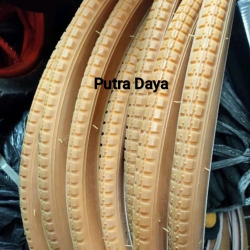 Putih Ctb Polygon Sierra Jengki จักรยานยางนอก 26x1 3/8 ดิบสีเหลืองสีขาว ...