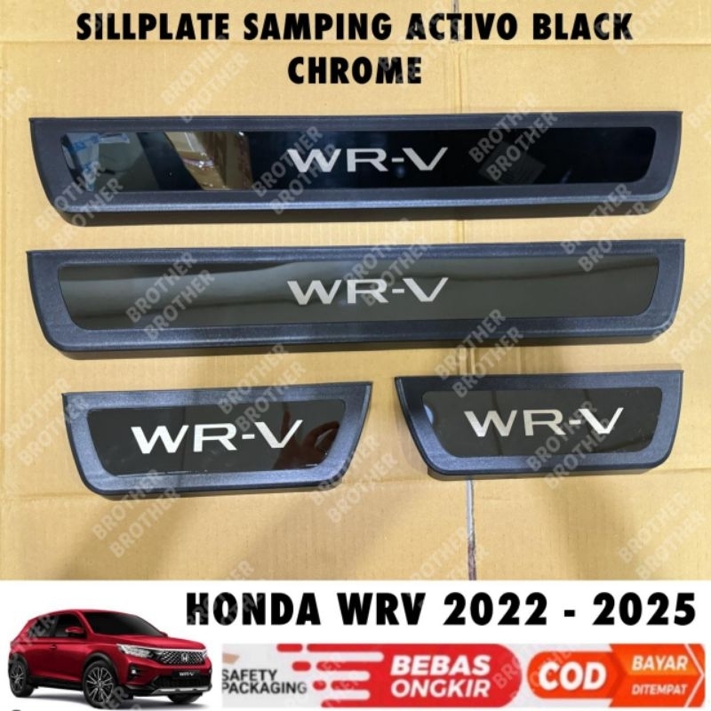 Hitam กาบข้าง Honda WRV WR-V 2022 2024 2025 Activo Black - Chrome ...