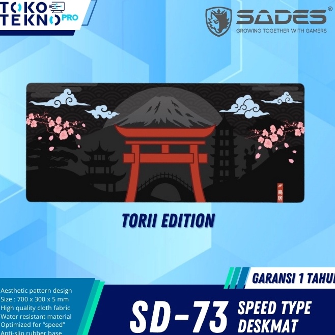 Sades Torii SD73 Tori Deskmat Gaming Mousepad Japan Series m B7J4 ...