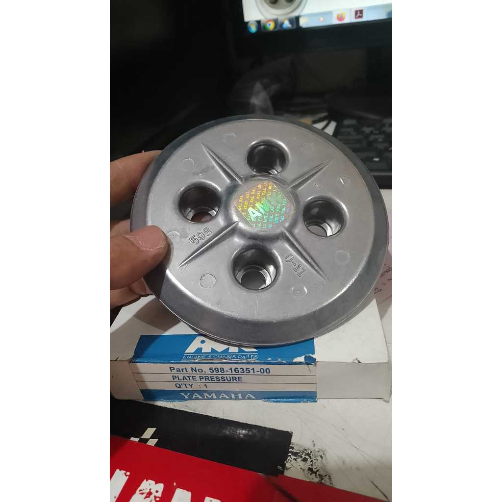 ฝาครอบคลัทช์กับขา 4 คลัทช์ RX S PLATE PRESSURE YAMAHA RXS RX S AMK ...
