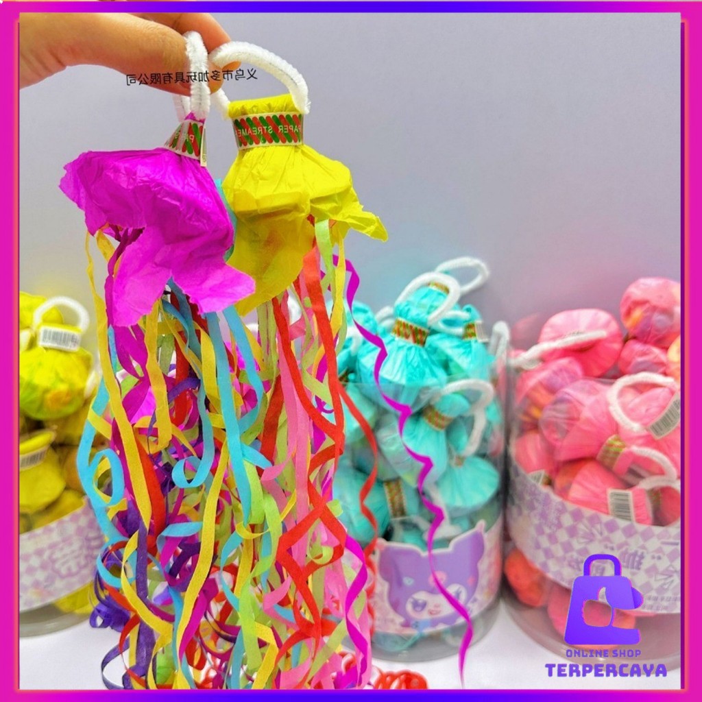 Ost Popper Party กระดาษริบบิ้น Confetti กระดาษ Cracker Poppers ริบบิ้น ...