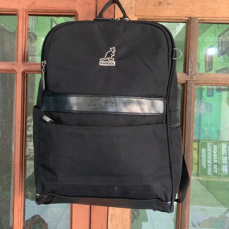 Kangol Backpack หนังผสม | Shopee Thailand