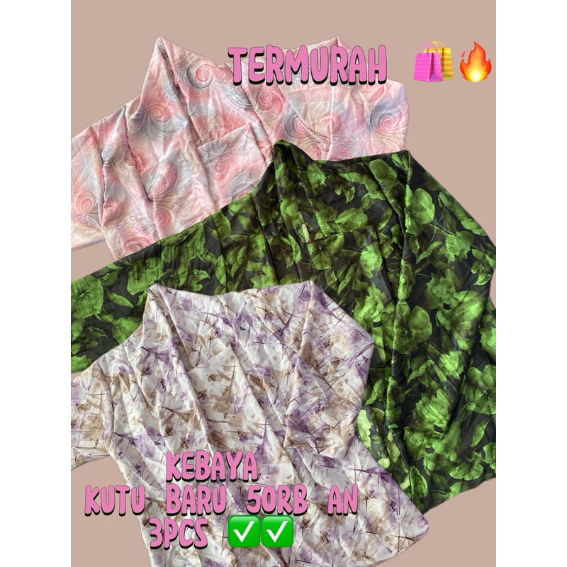 50rb 3 ชิ้นใหม่หมัด kebaya ใหม่หมัด kebaya | Shopee Thailand