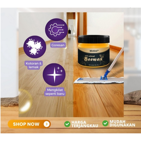 LILIN HS - BeeWax Wood Furniture Wood Polishing Gel / Natural Bee Gel ...