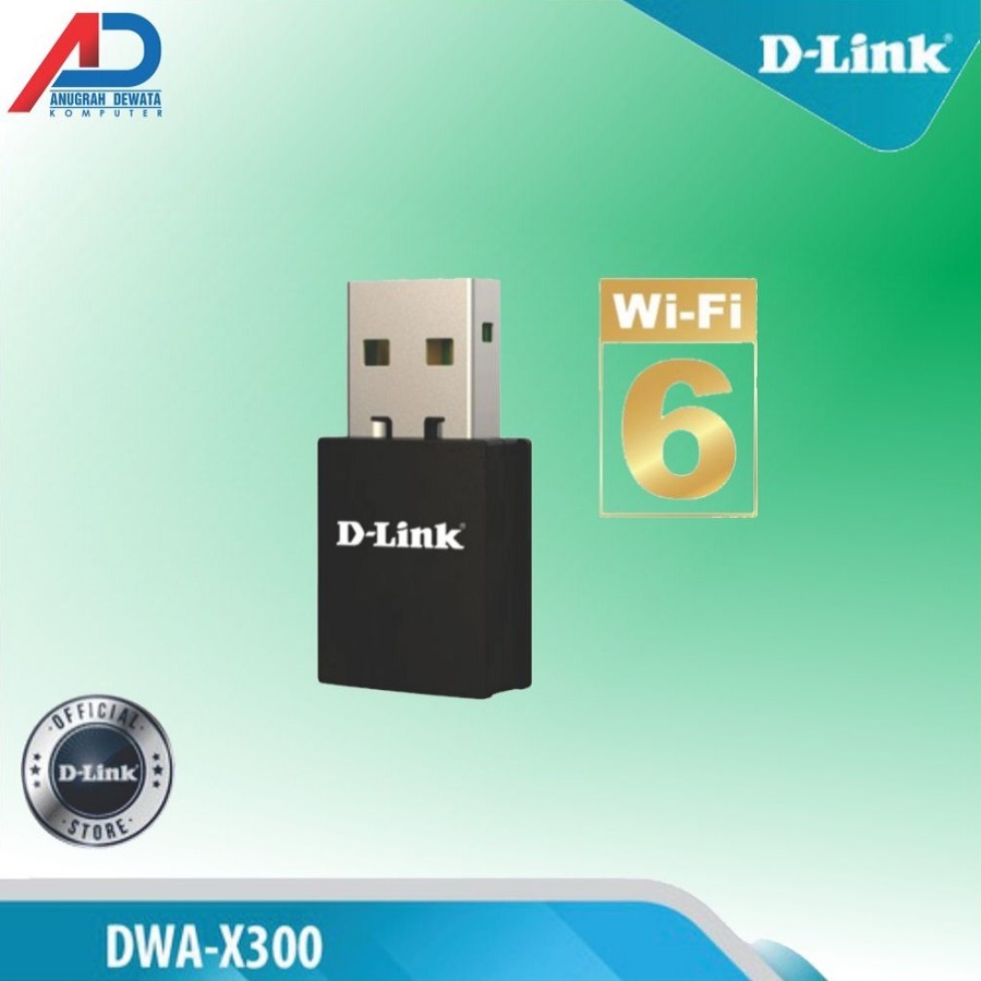 D-link DWA-X300 AX300 Wi-Fi 6 อะแดปเตอร์ USB ขนาดเล็ก | Shopee Thailand