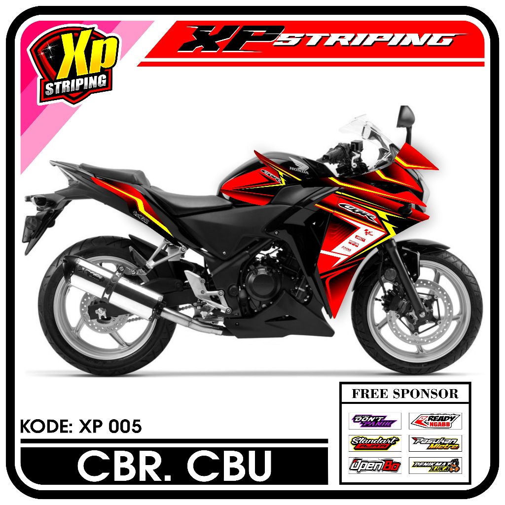 Striping CBR 150 ปี 2011 - สติ๊กเกอร์ Striping Honda CBR 150 ปี 2011 ...