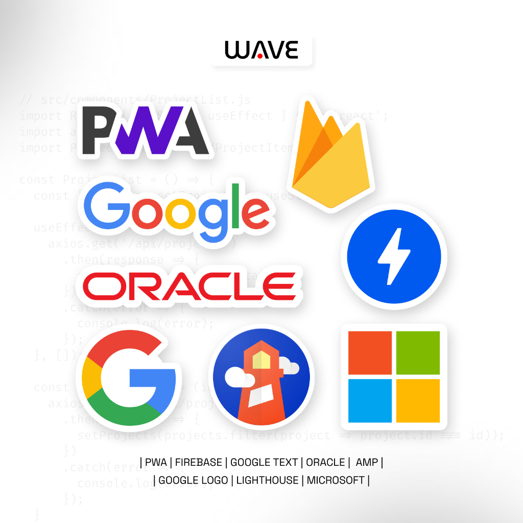 สติ๊กเกอร์ตัด Vinyl IT Programming Waterproof - Google/PWA/Firebase ...