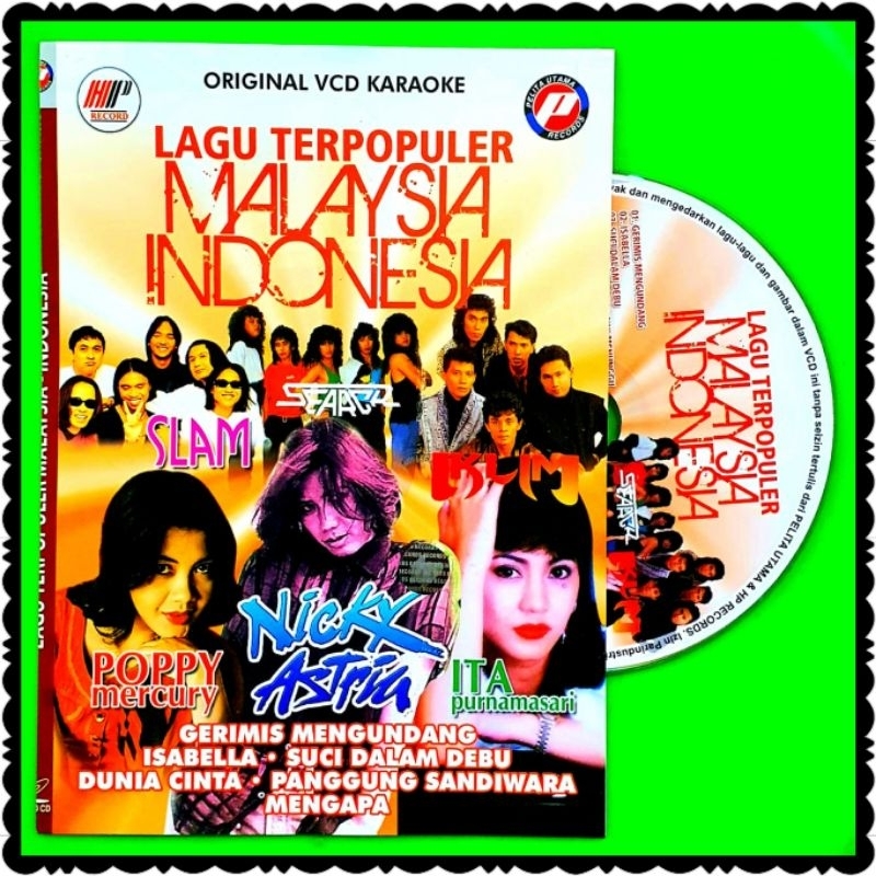 Cassette ORIGINAL VCD Karaoke เพลงมาเลเซียอินโดนีเซีย-KASET VCD Karaoke DUET-KASET CD Karaoke ...