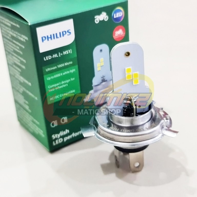 Philips HS1 H4 AC DC 12V หลอดไฟ LED Vespa Sprint Primavera | Shopee ...