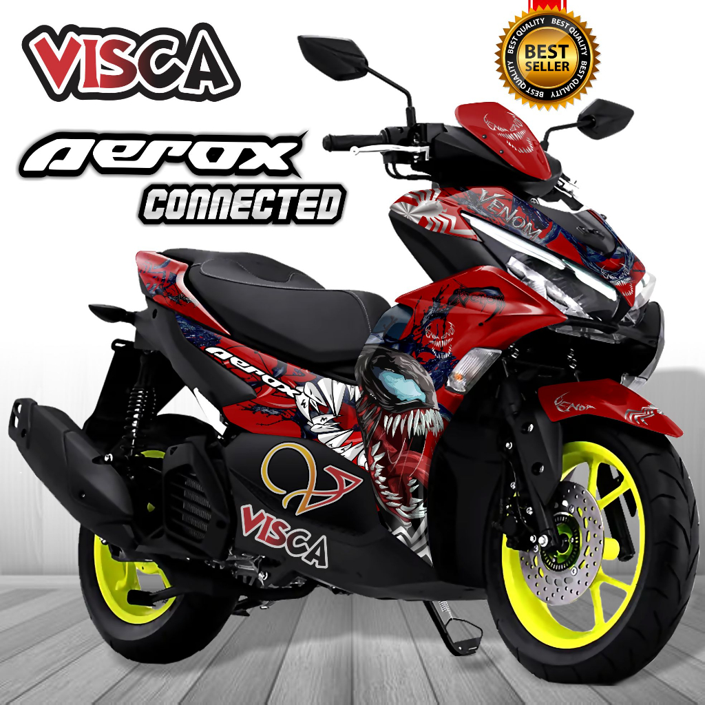 สติกเกอร์เชื่อมต่อ Venom 155 2021 2022 Aerox 155 2021 2022 Aerox 155 ...