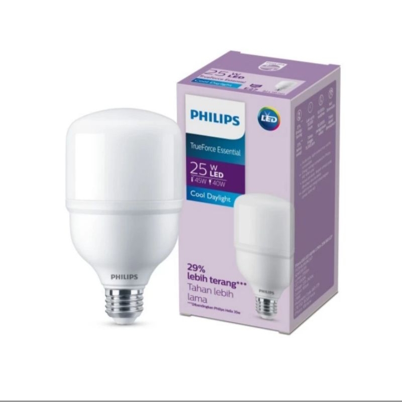 Philips TForce Essential LED 25W E27 6500K | Shopee Thailand