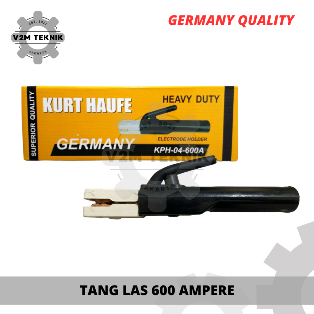 Kurt HAUFE GERMANY 600 Ampere คีมเชื่อม / ตัวยึดอิเล็กโทรดแฮนด์เชื่อม ...