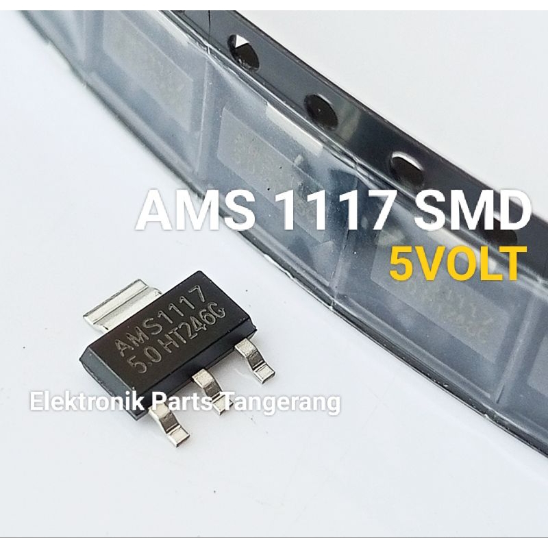 Ams1117 SMD 5V SOT-223 1A ตัวควบคุมแรงดันไฟฟ้า IC AMS 1117 SMD 5VOLT Ams117 5V | Shopee Thailand