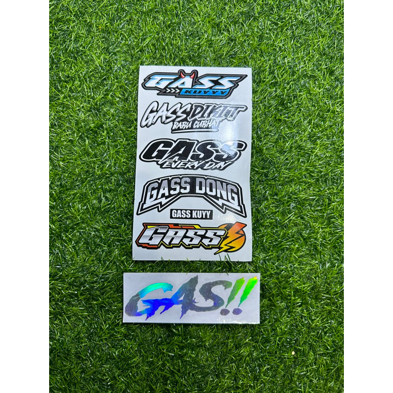 Kuyy PACK GASS STICKERS CONTAINS 6 ชิ้น | Shopee Thailand