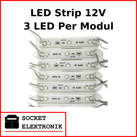 LED Strip 12V 3LED ต่อโมดูล | Shopee Thailand