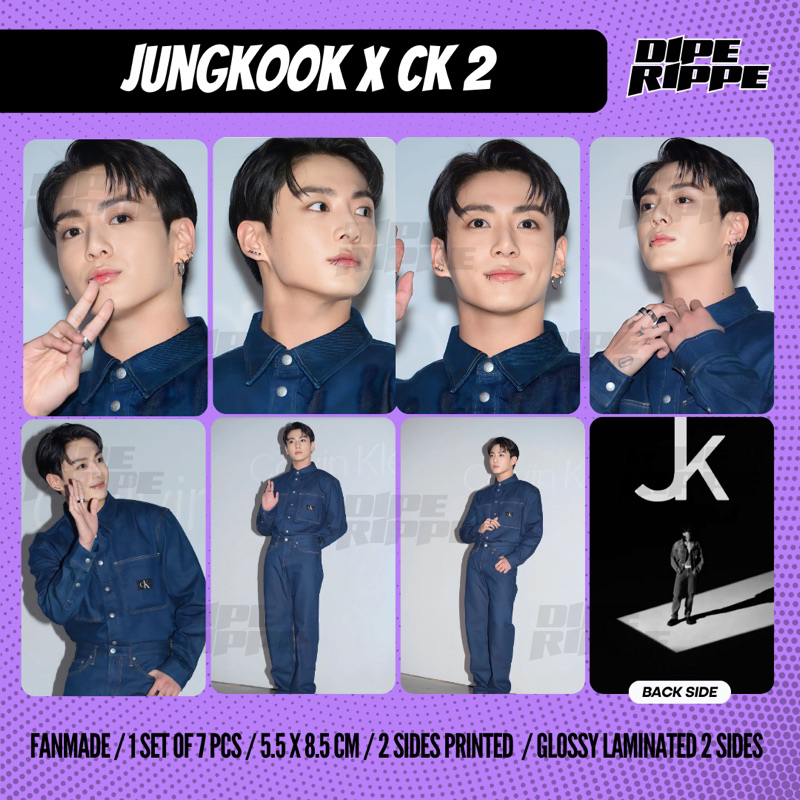 BTS PHOTOCARD - หมอบ X CALVIN KLEIN JK CK | Shopee Thailand