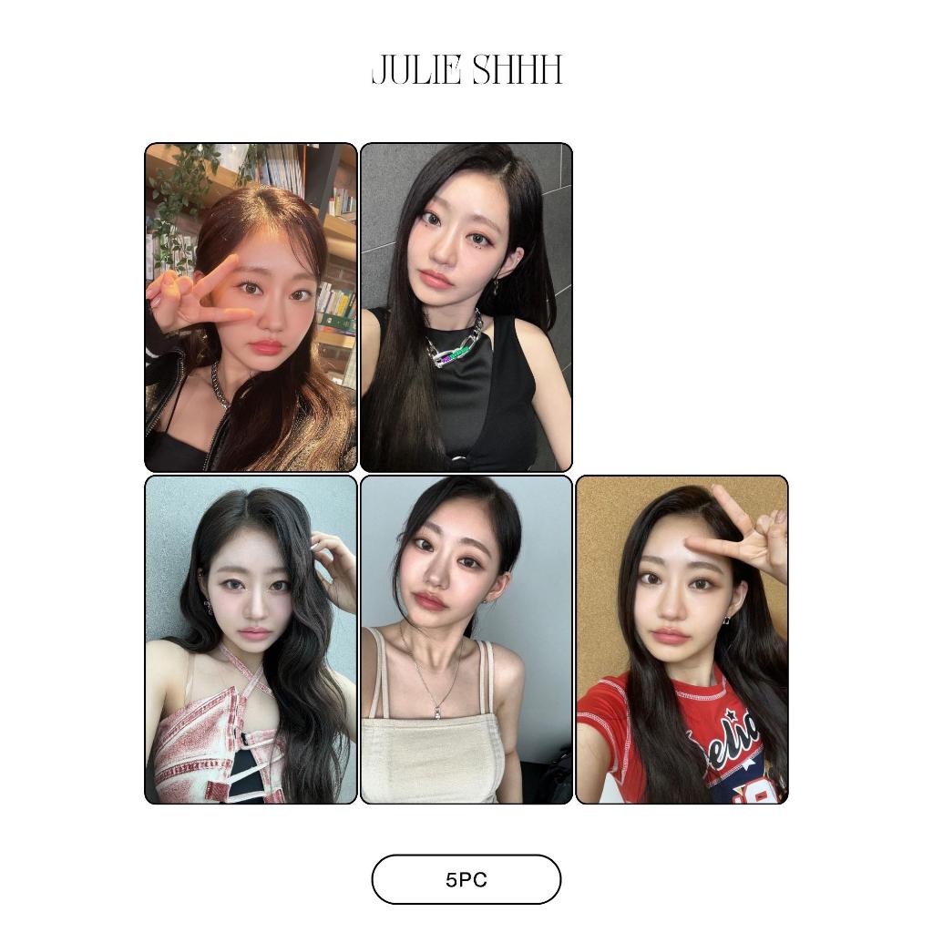 โฟโต้การ์ด KISS OF LIFE SELCA SHHH (เคลือบ 5 ชิ้น + เคลือบ 2 ด้าน ...