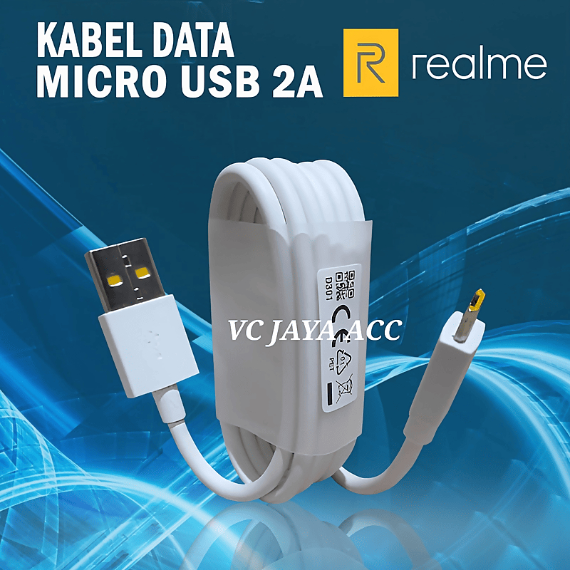 Realme C1 C2 C3 C11 C12 C15 C20 C21 C21Y C25Y สายชาร์จข้อมูลเดิม 100% Fast Charging สาย Micro ...