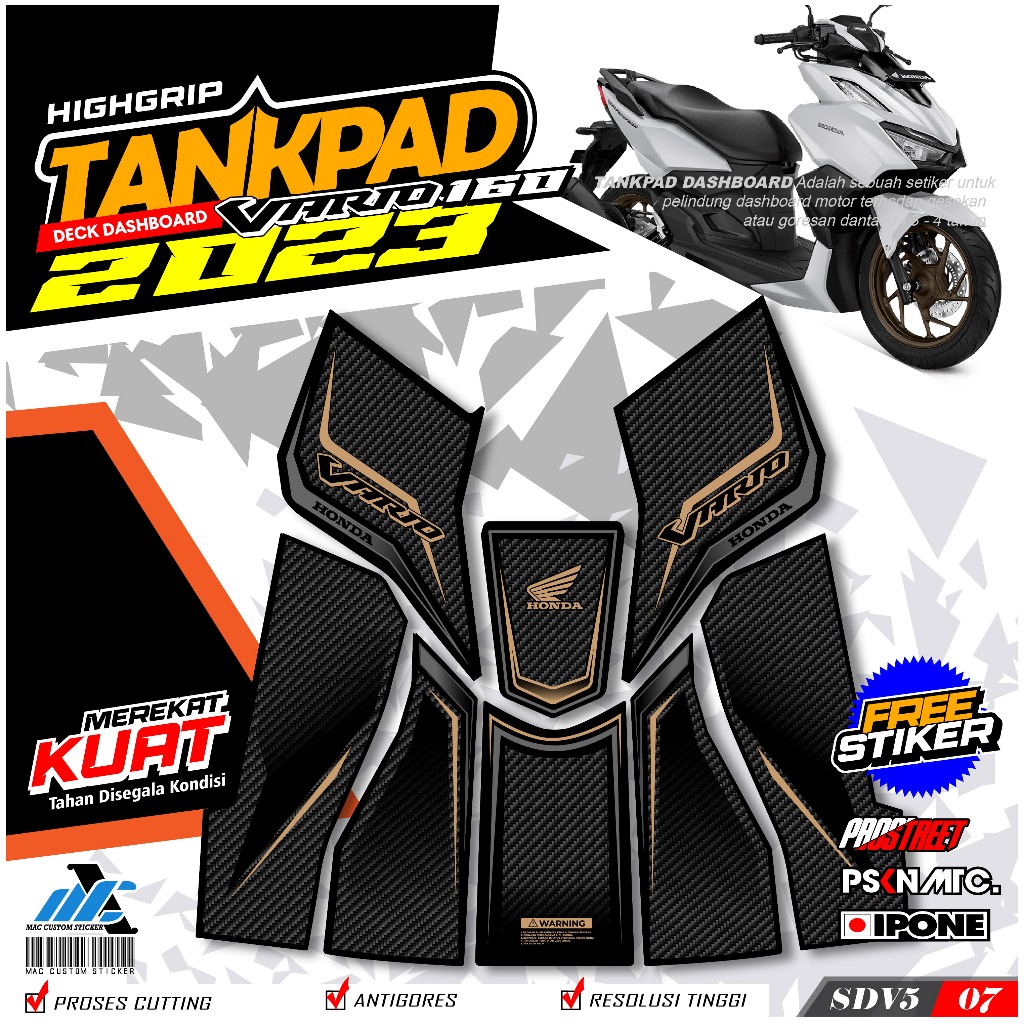 TANKPAD VARIO 160 THICK STRIPING VARIO 160 DASHBOARD VARIO 160 - TANKPAD VARIO - DECKPAD VARIO ...