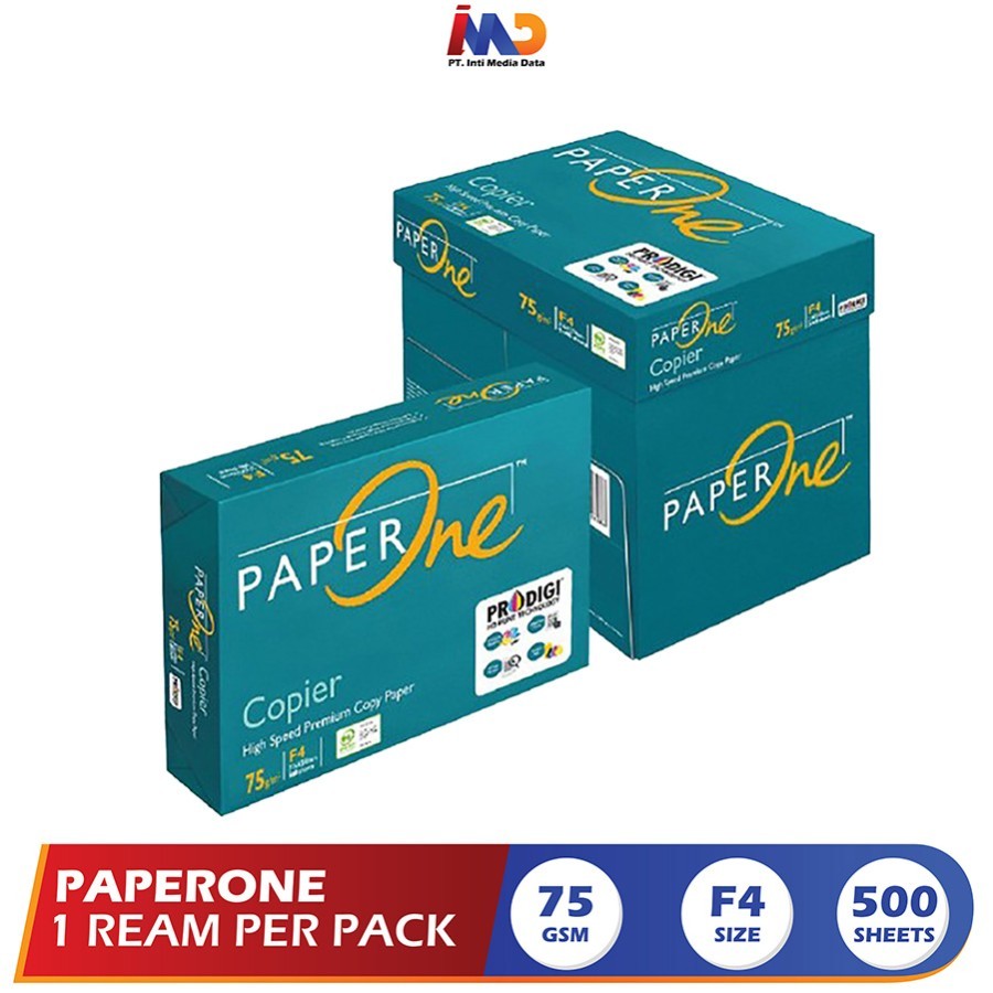 Paperone F4 Paper 75gr 1 Ream (500 แผ่น) HVS Paper | Shopee Thailand