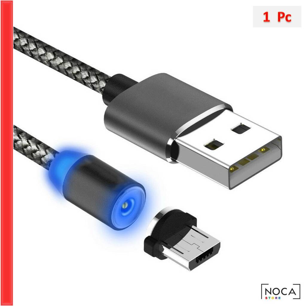สาย USB MAGNET CAS - สายชาร์จ X ปลั๊กแม่เหล็กโลหะ Mini Micro Android ...