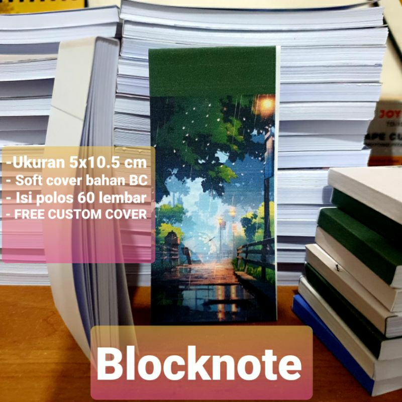 Blocknote FREE ปกแบบกําหนดเอง ขนาด 5x10.5 ซม | Shopee Thailand