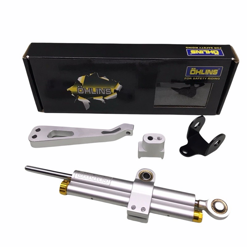 Ohs LASER Steering Dumper Handlebar Stabilizer Plus Bracket CNC ...
