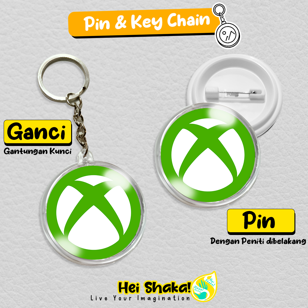Gantungan พวงกุญแจ และ Pin XBOX Series S X Icon Pin Ganci Pin วัสดุ ...