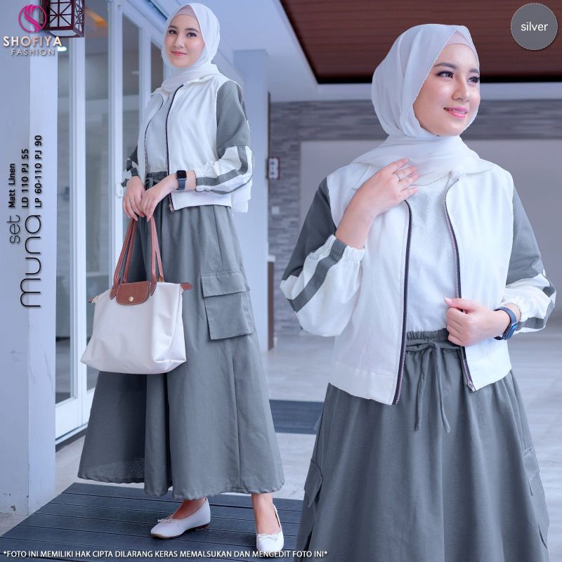 One SET MUNA SET // SKIRT AND JACKET SET // ORIGINAL BY SHOFIYA ...